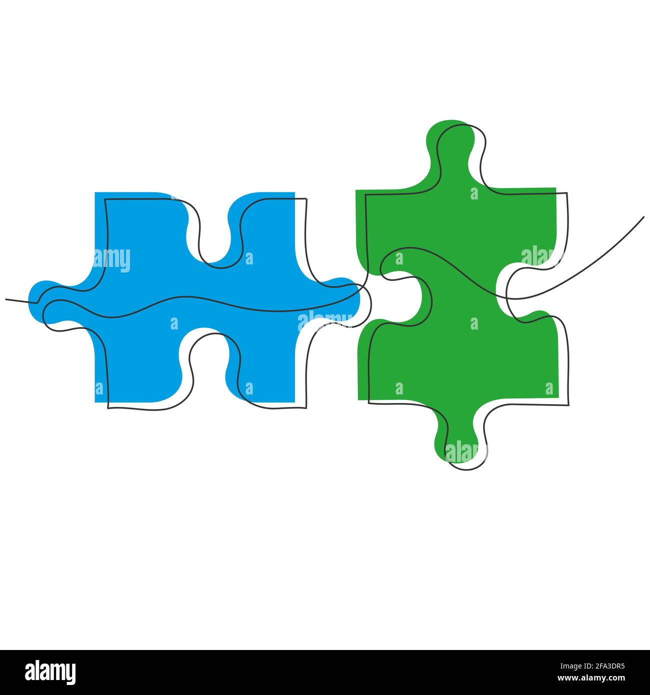 Green line business strategy icon Stock Vector Images - Alamy