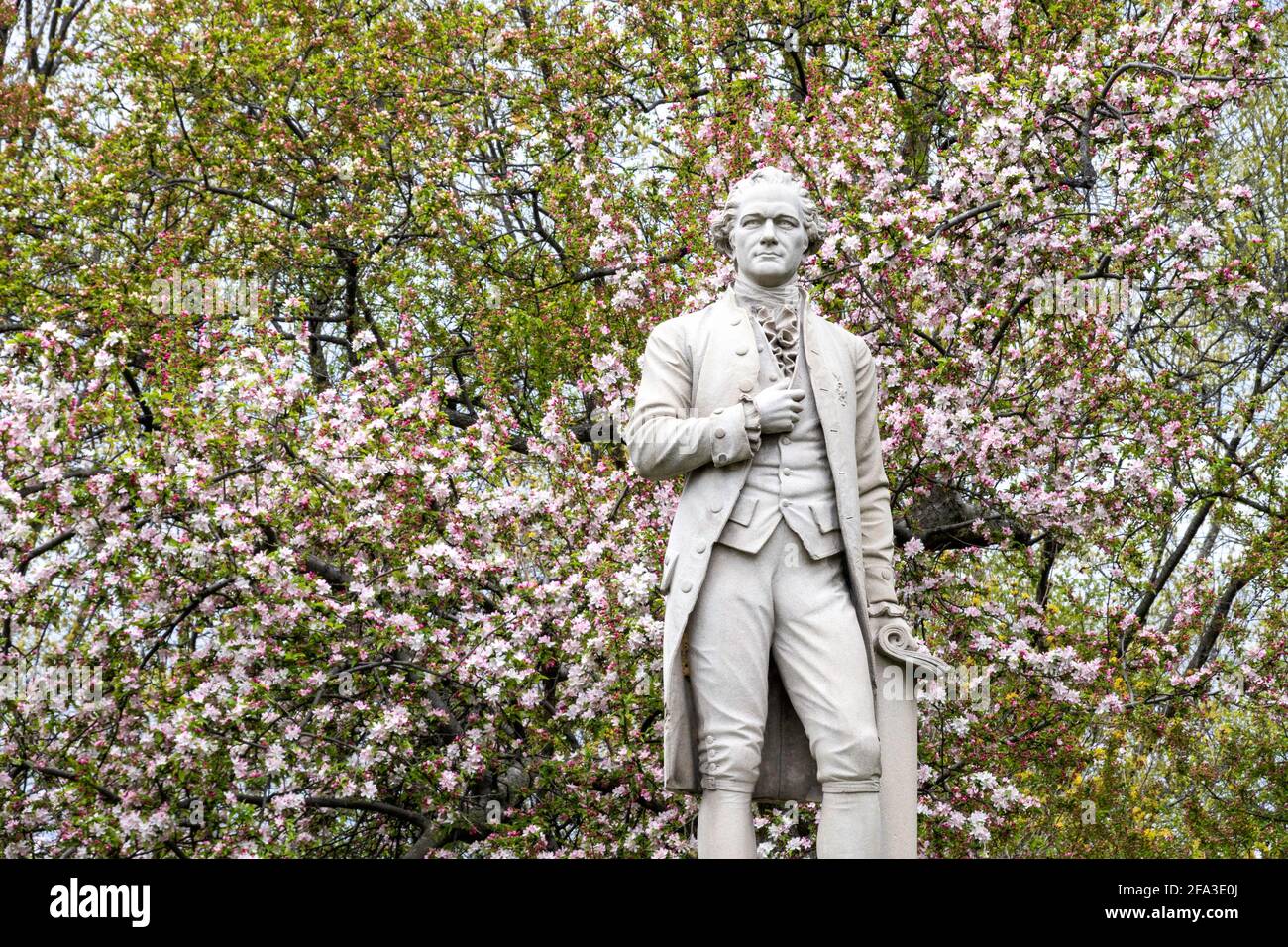 Granite Standing figure (over life-size) of Alexander Hamilton is a ...
