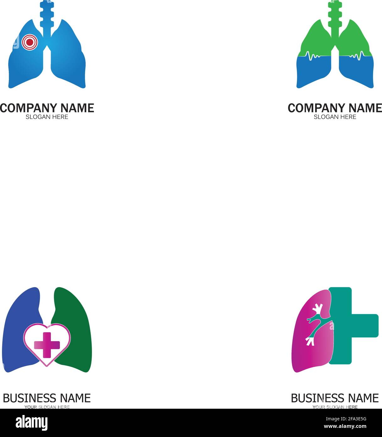 lung health and care logo template,emblem,design concept,creative ...