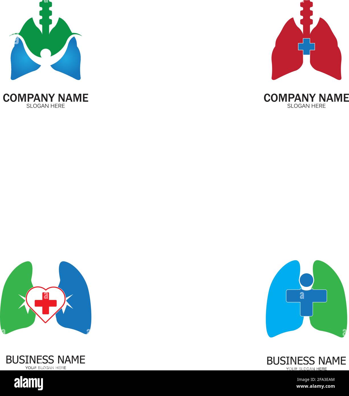 lung health and care logo template,emblem,design concept,creative ...
