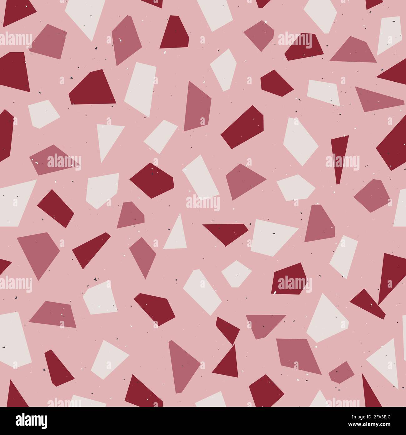 Terrazzo flooring vector seamless pattern. Classic venetian terrazzo ...