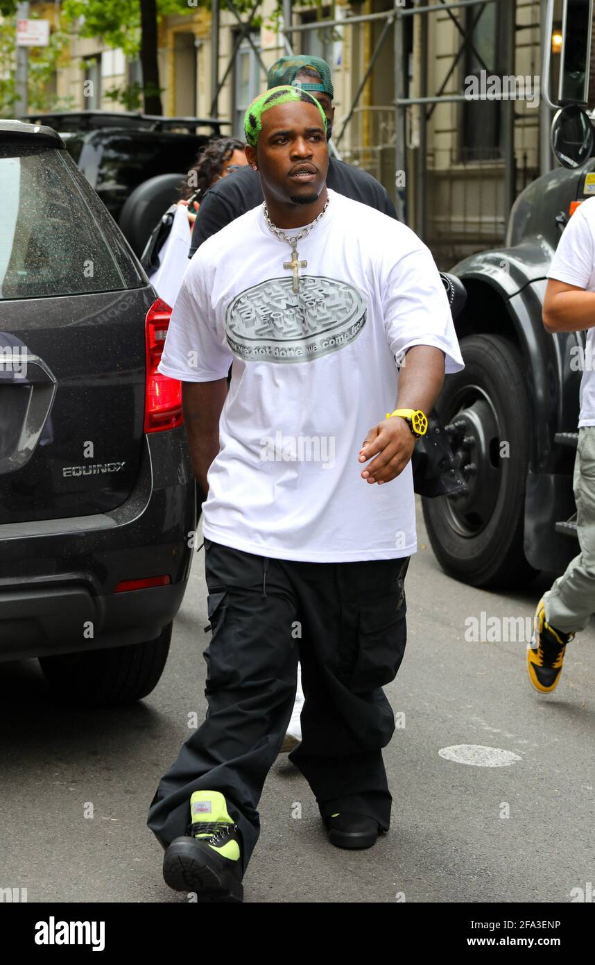New York - NY - 20200806 ASAP Ferg filming a music video "Green Juice ...