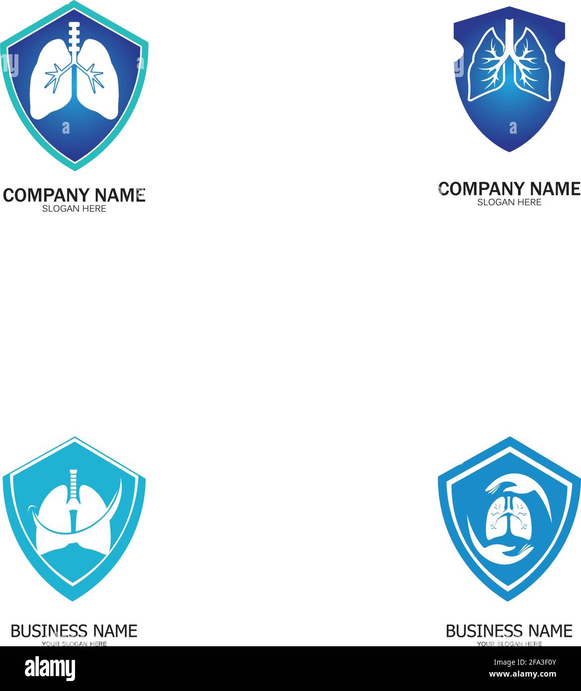 lung health and care logo template,emblem,design concept,creative ...