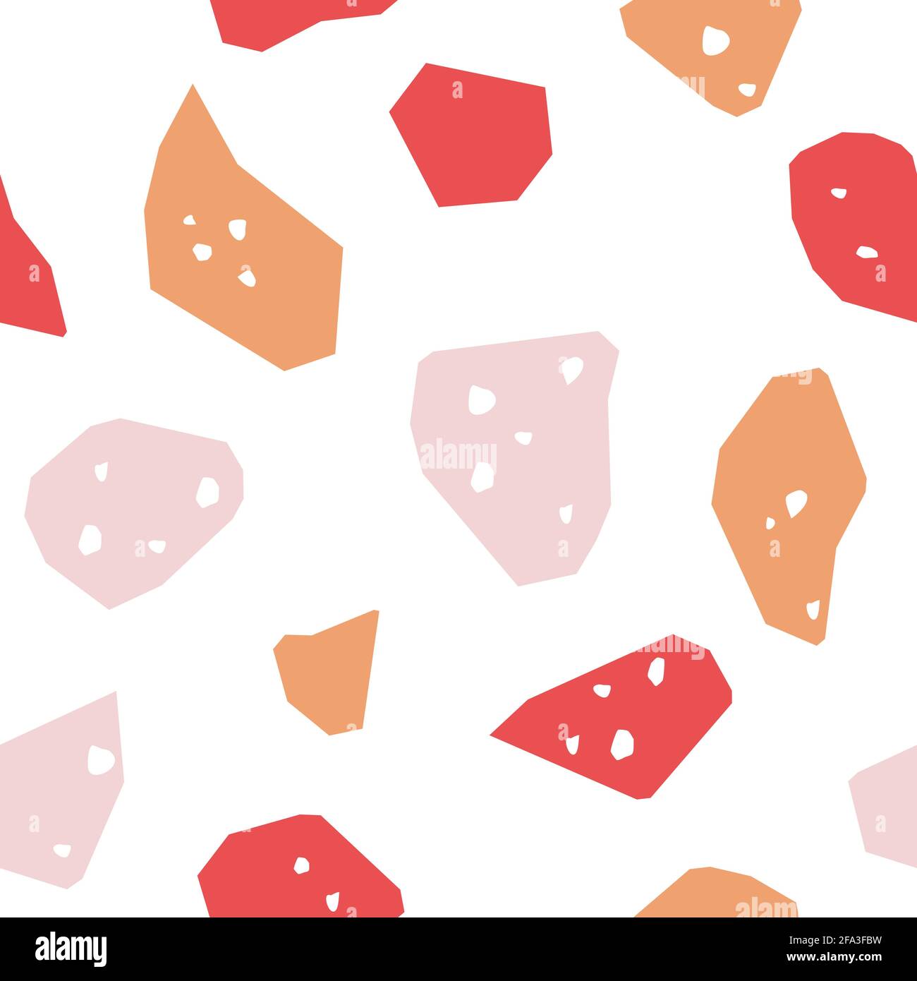 Terrazzo flooring vector seamless pattern. Classic venetian terrazzo ...