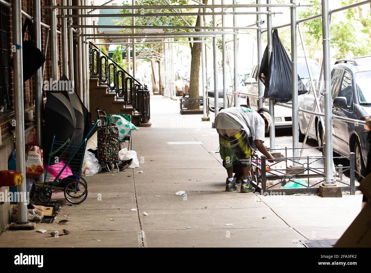 New York - NY - 20200830 - Homeless Encampment Across the Street from ...