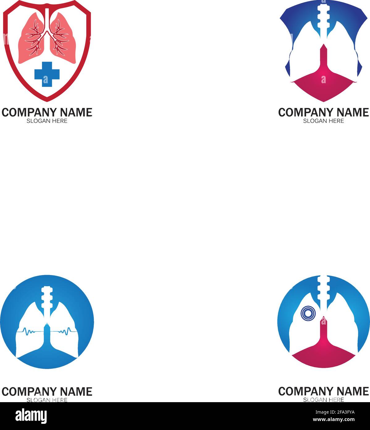 lung health and care logo template,emblem,design concept,creative ...