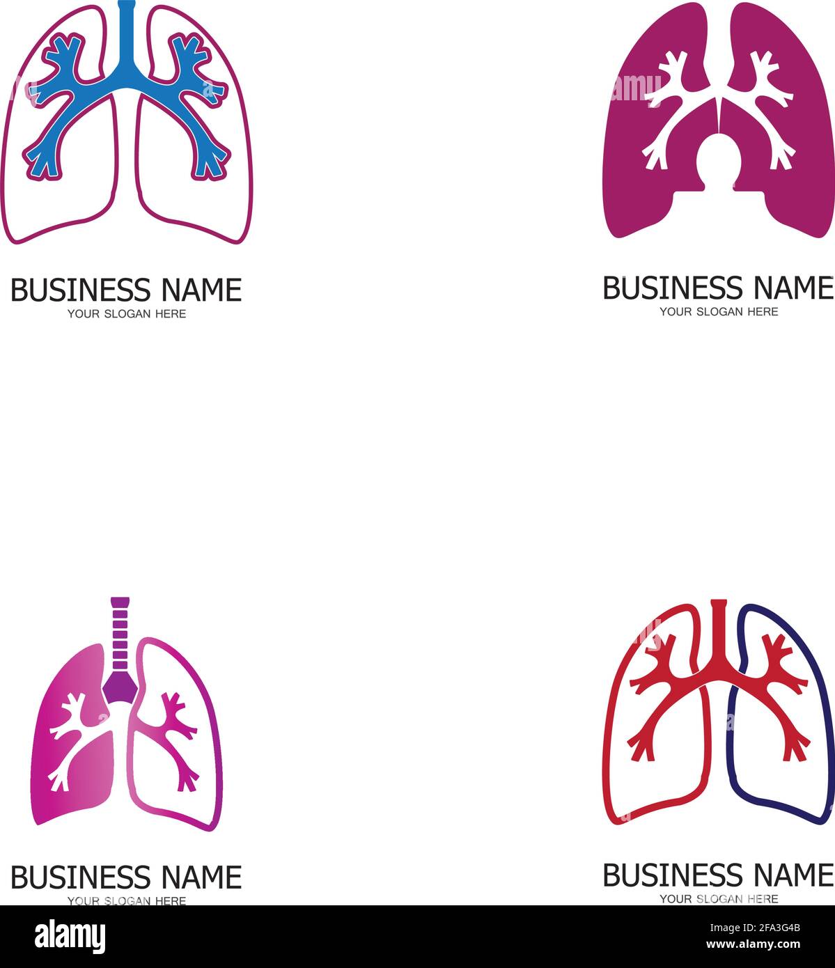 lung health and care logo template,emblem,design concept,creative ...