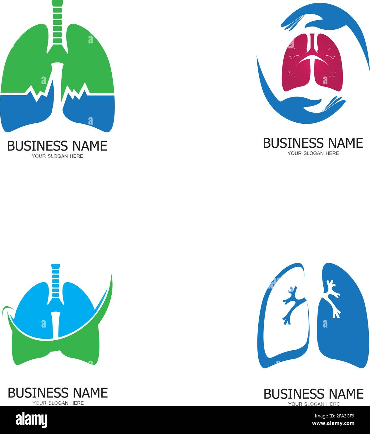 lung health and care logo template,emblem,design concept,creative ...