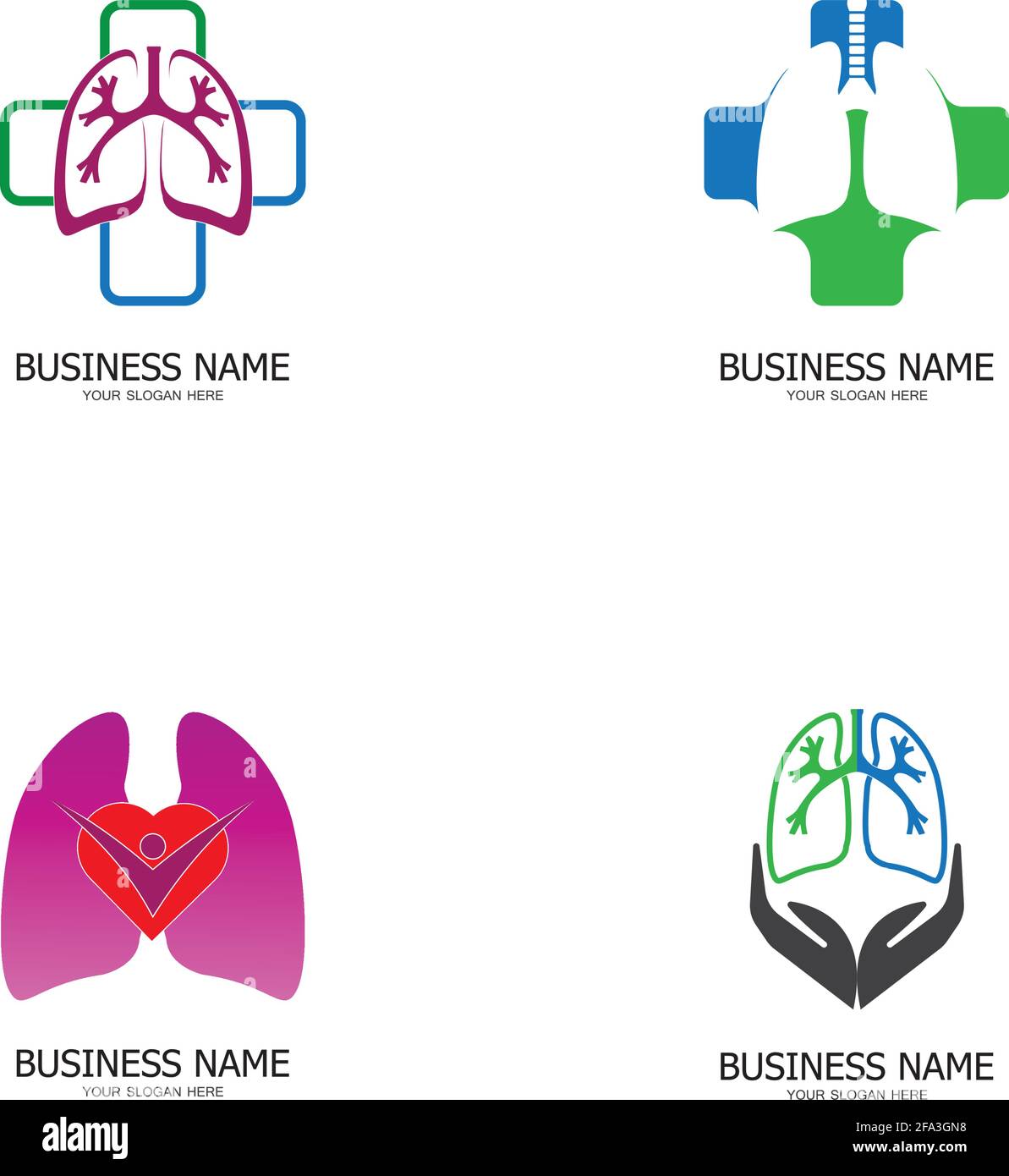 lung health and care logo template,emblem,design concept,creative ...