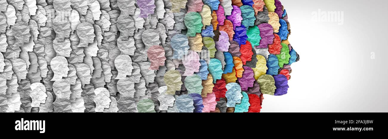 Demographic change and changing demography as a large group of people ...