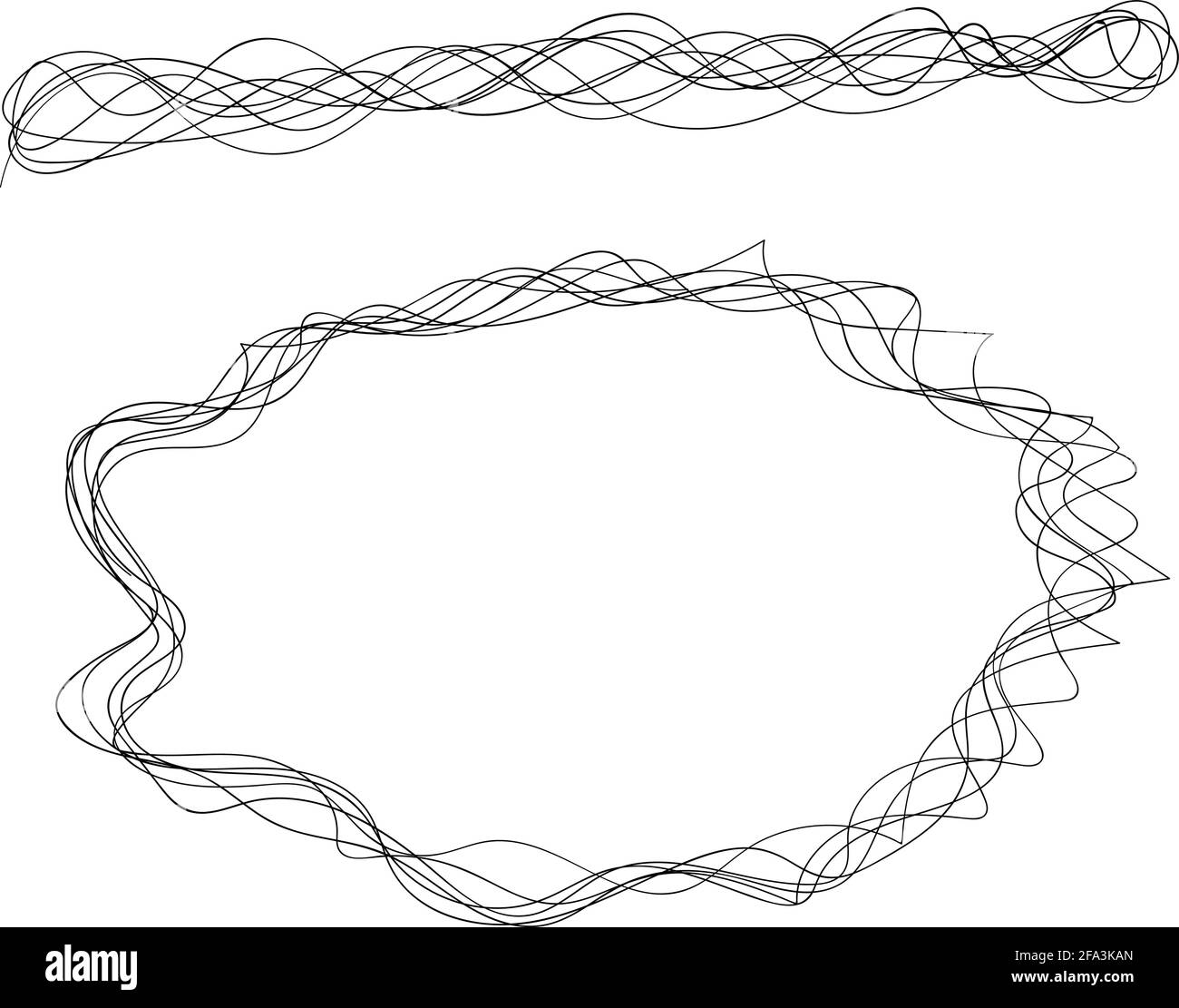 speech bubble doodles. hand drawing. vector illustration. haddrawn ...