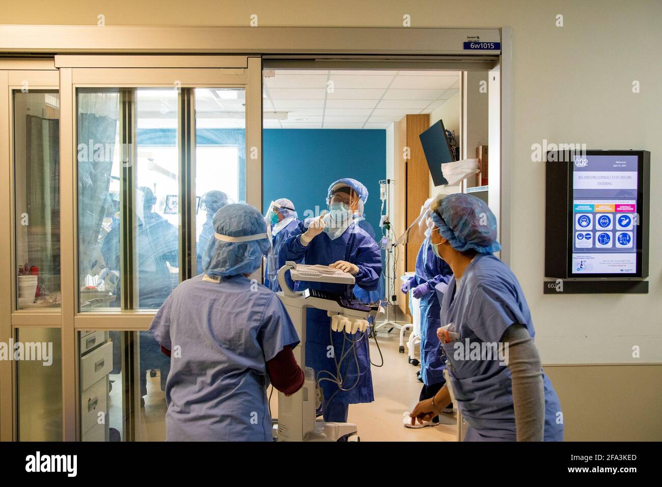 Inside Hospital Room With Patient