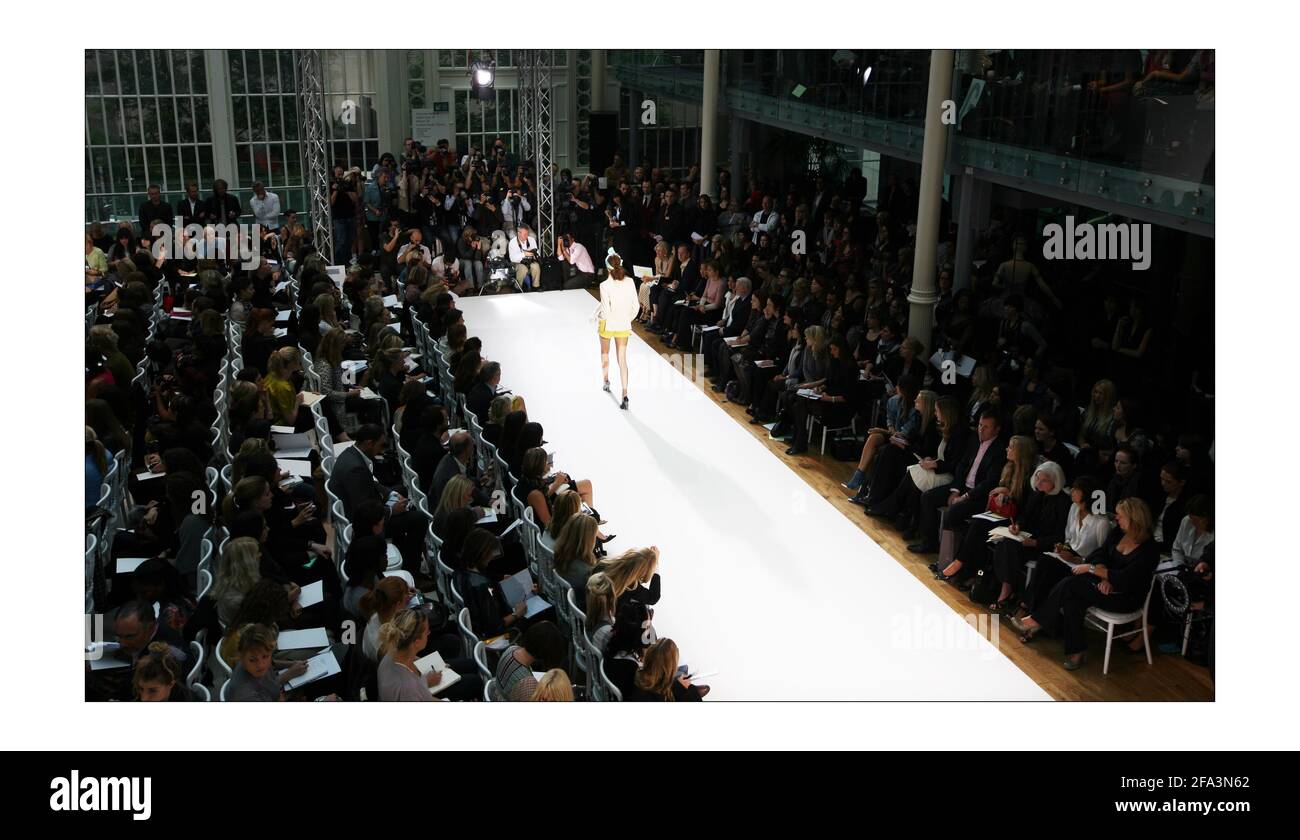 London Fashion Week.... Nicole Farhi at the royal opera housephotograph ...