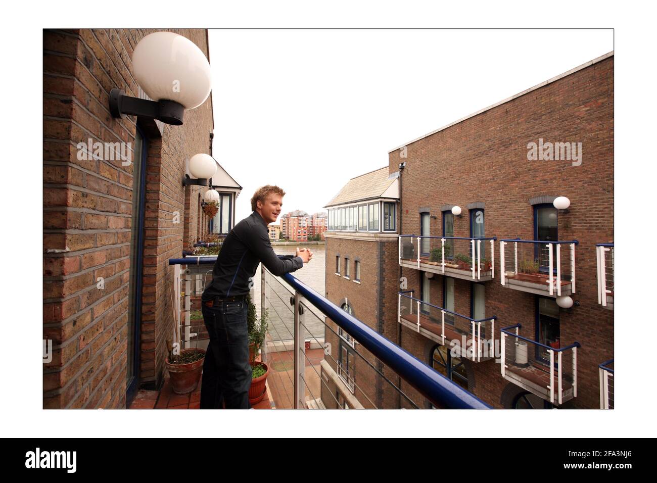 Singer Jonathan Ansell at home in west Londonphotograph by David ...