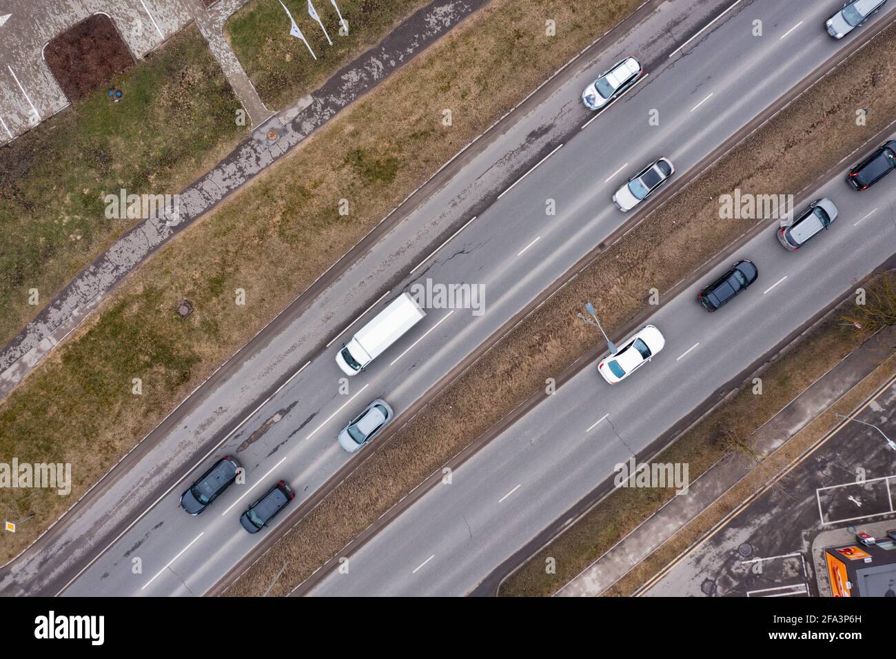 Top down view street network hi-res stock photography and images - Alamy