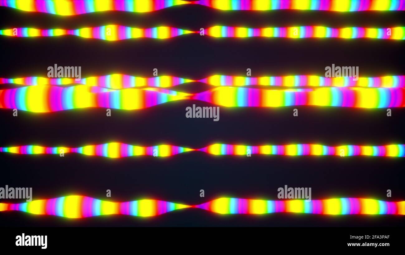 Decorative rounded lines 3d render thin and thickened connections ...