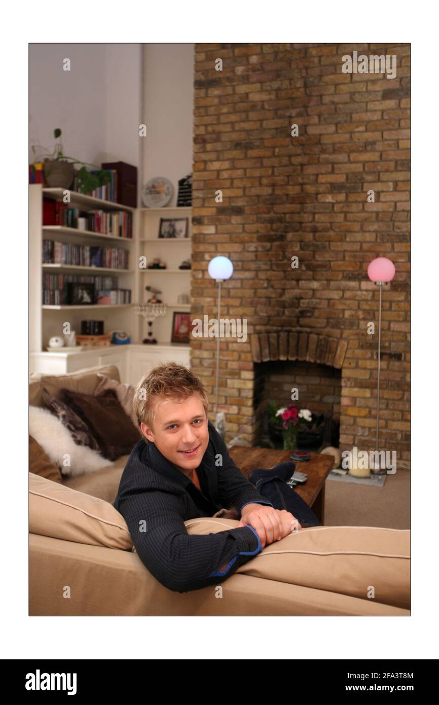Singer Jonathan Ansell at home in west Londonphotograph by David ...