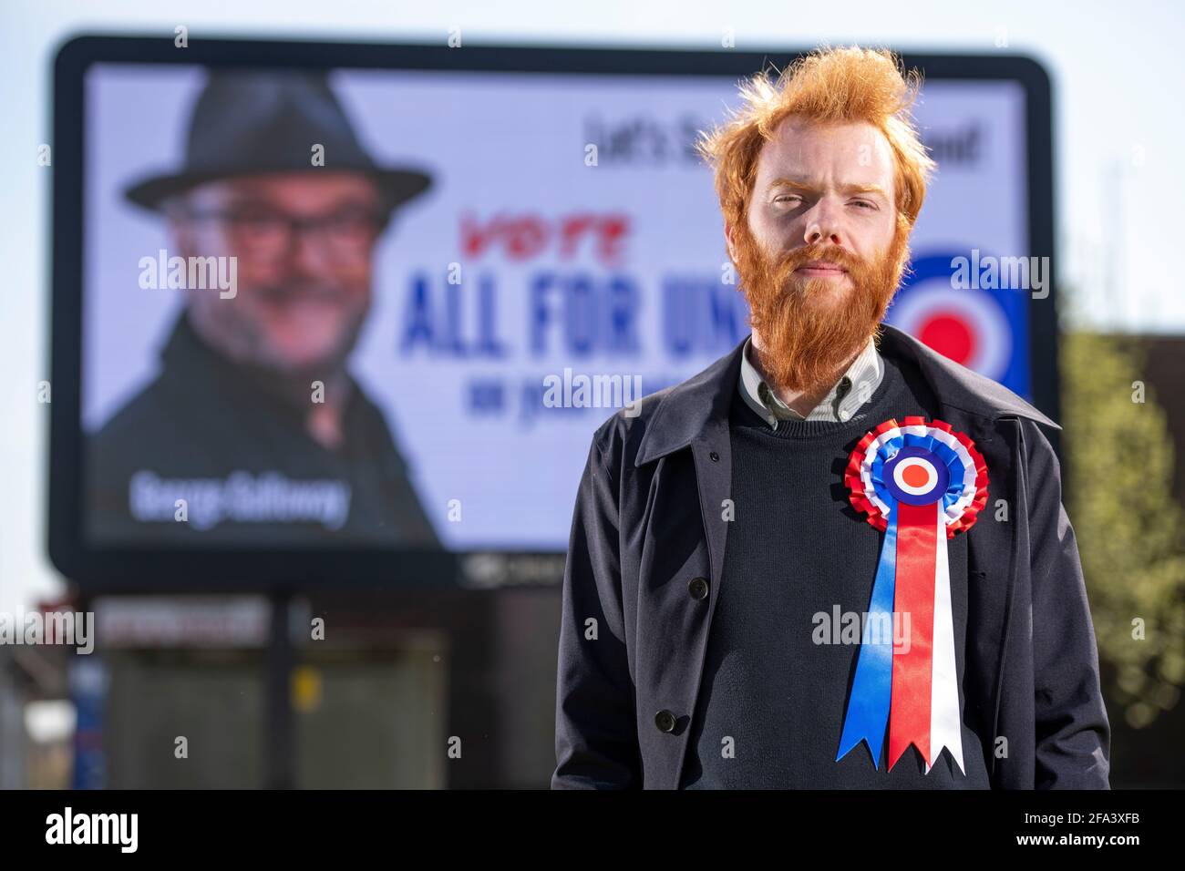 Glasgow, Scotland, UK. 22nd Apr, 2021. PICTURED: Niall Fraser, Glasgow ...