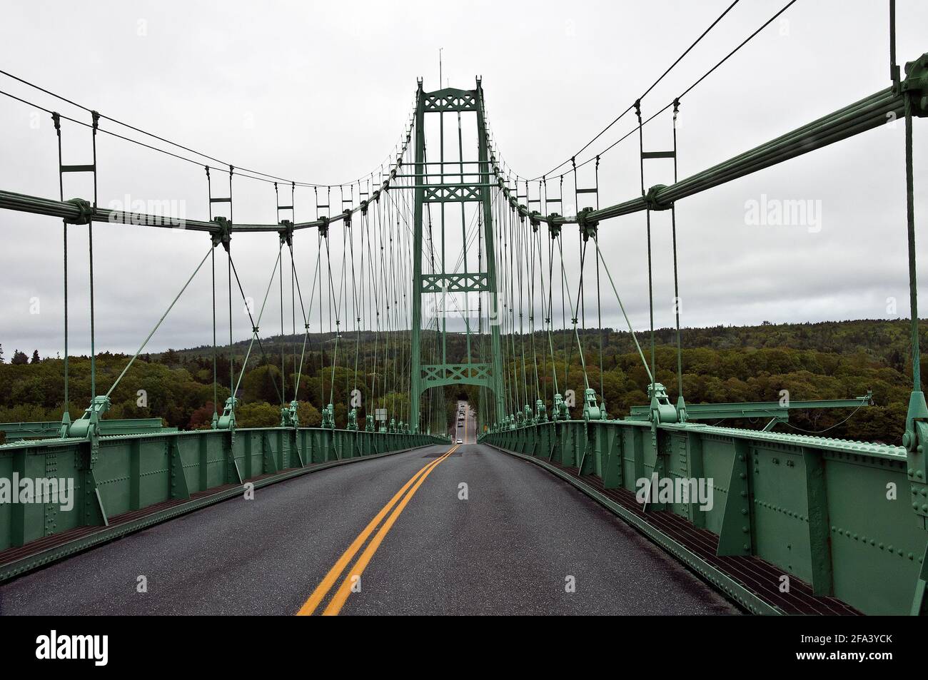 Deer Isle Bridge, connects Maine to Campbello Island, New Brunswick ...