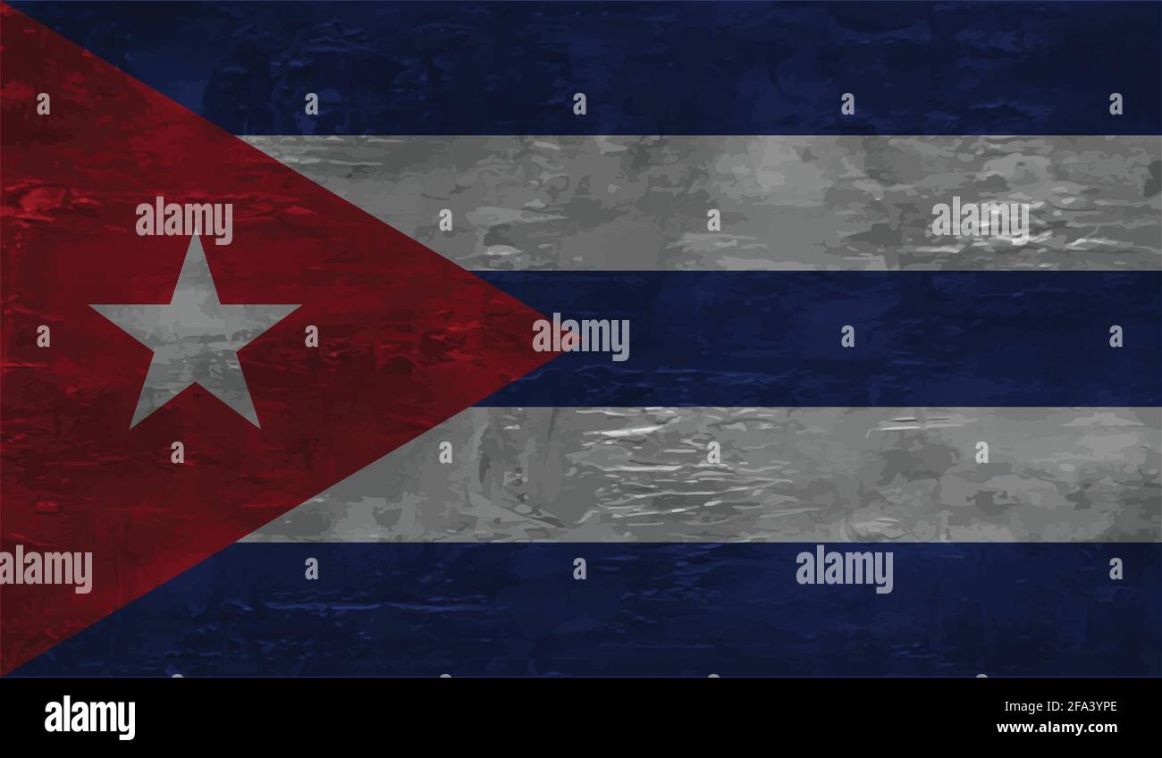 Cuba national flag Stock Vector Images - Alamy