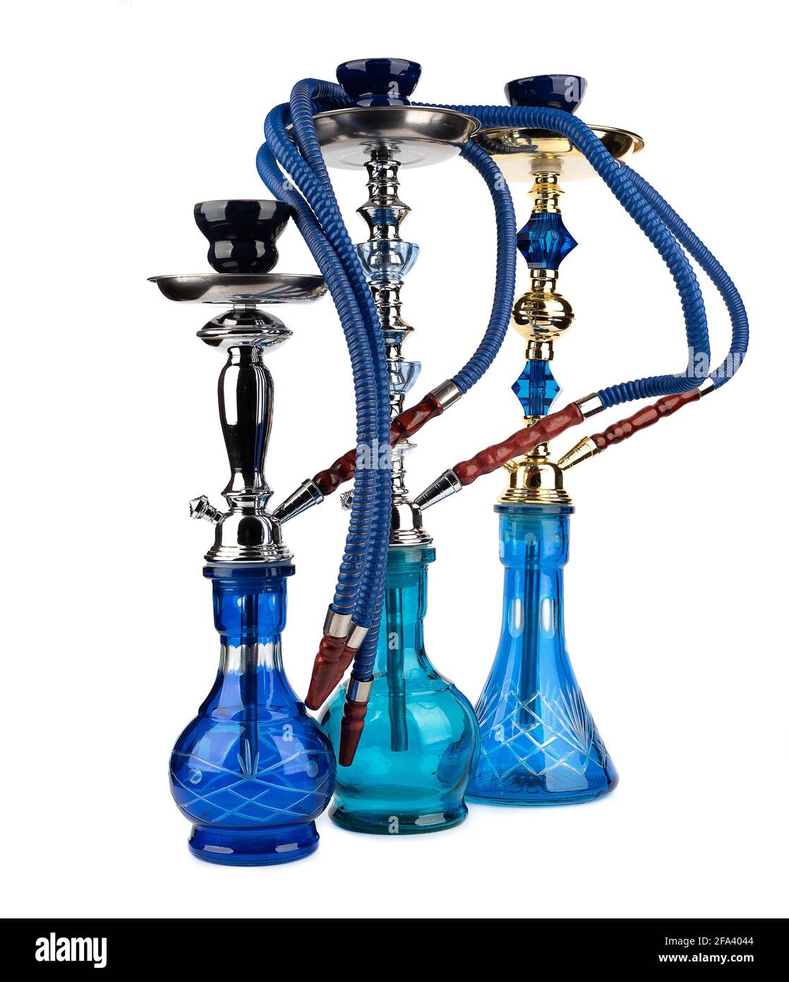 Oriental hookahs in blue hi-res stock photography and images - Alamy