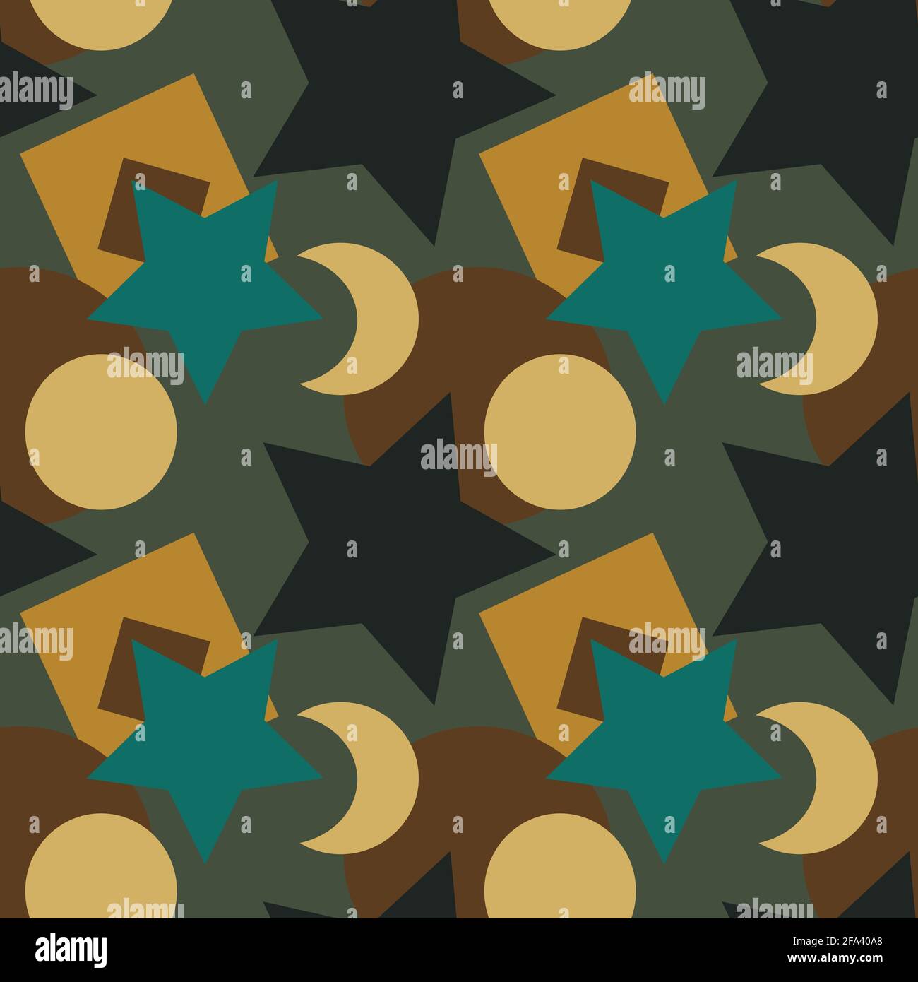 Seamless texture, pattern on a square background - colored geometric ...