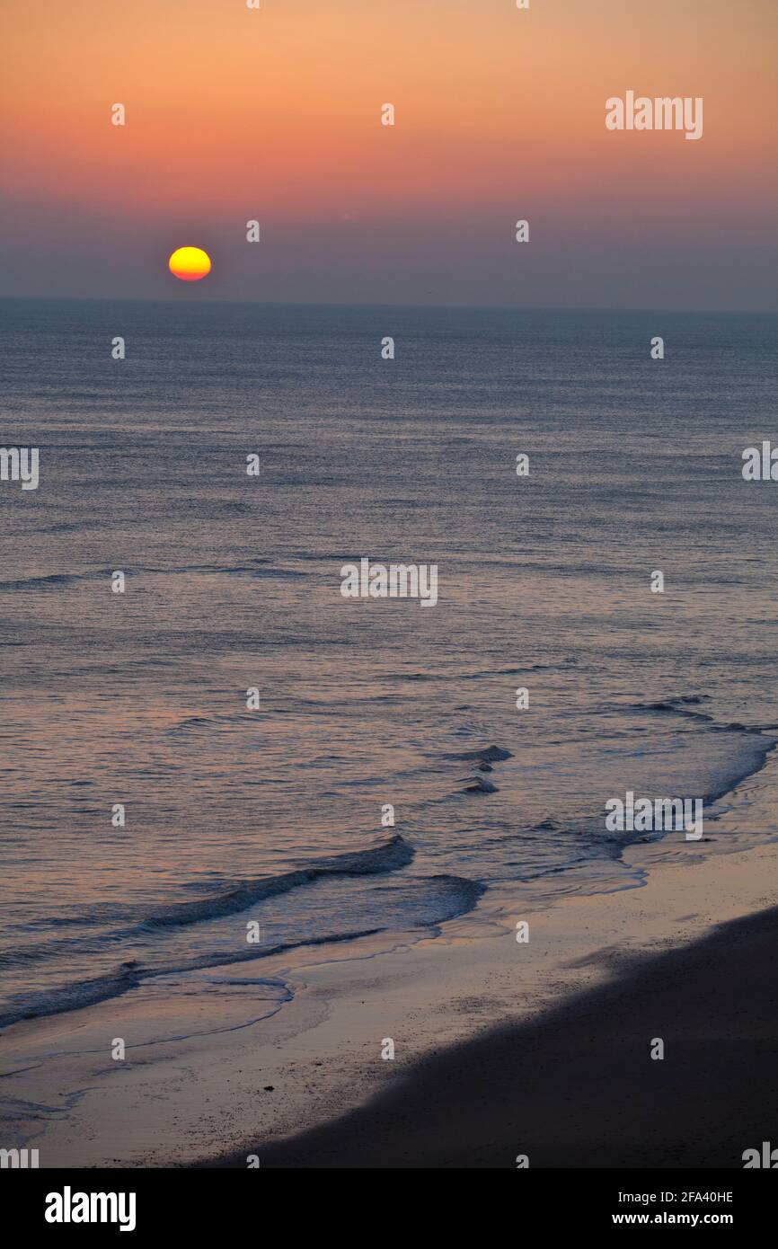 Sunset, Atherfield, UK, England, Isle of Wight, Isle of Wight Star ...