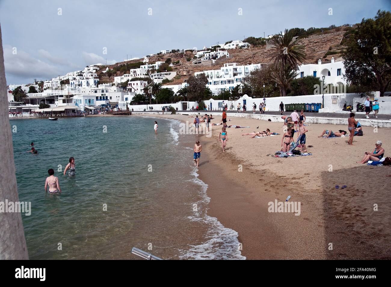 Greece Beach Sunbathers High Resolution Stock Photography and Images ...