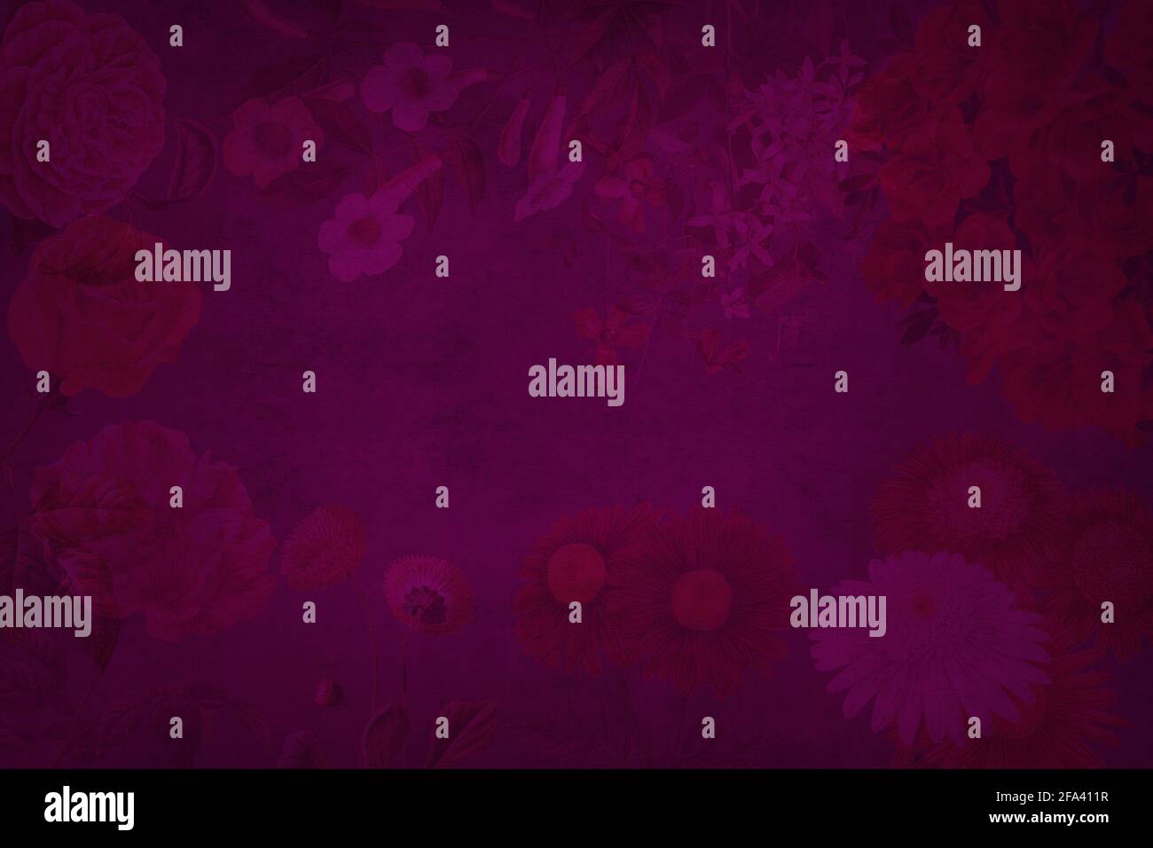 Decorative floral parchment paper for a background with copy space in ...