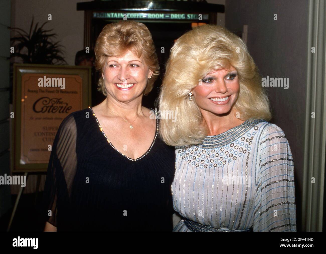 Loni Anderson and mother Circa 1980's Credit: Ralph Dominguez ...