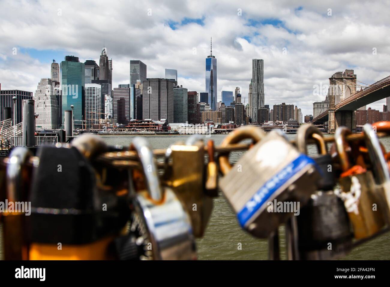 Ny brooklyn padlock hi-res stock photography and images - Alamy