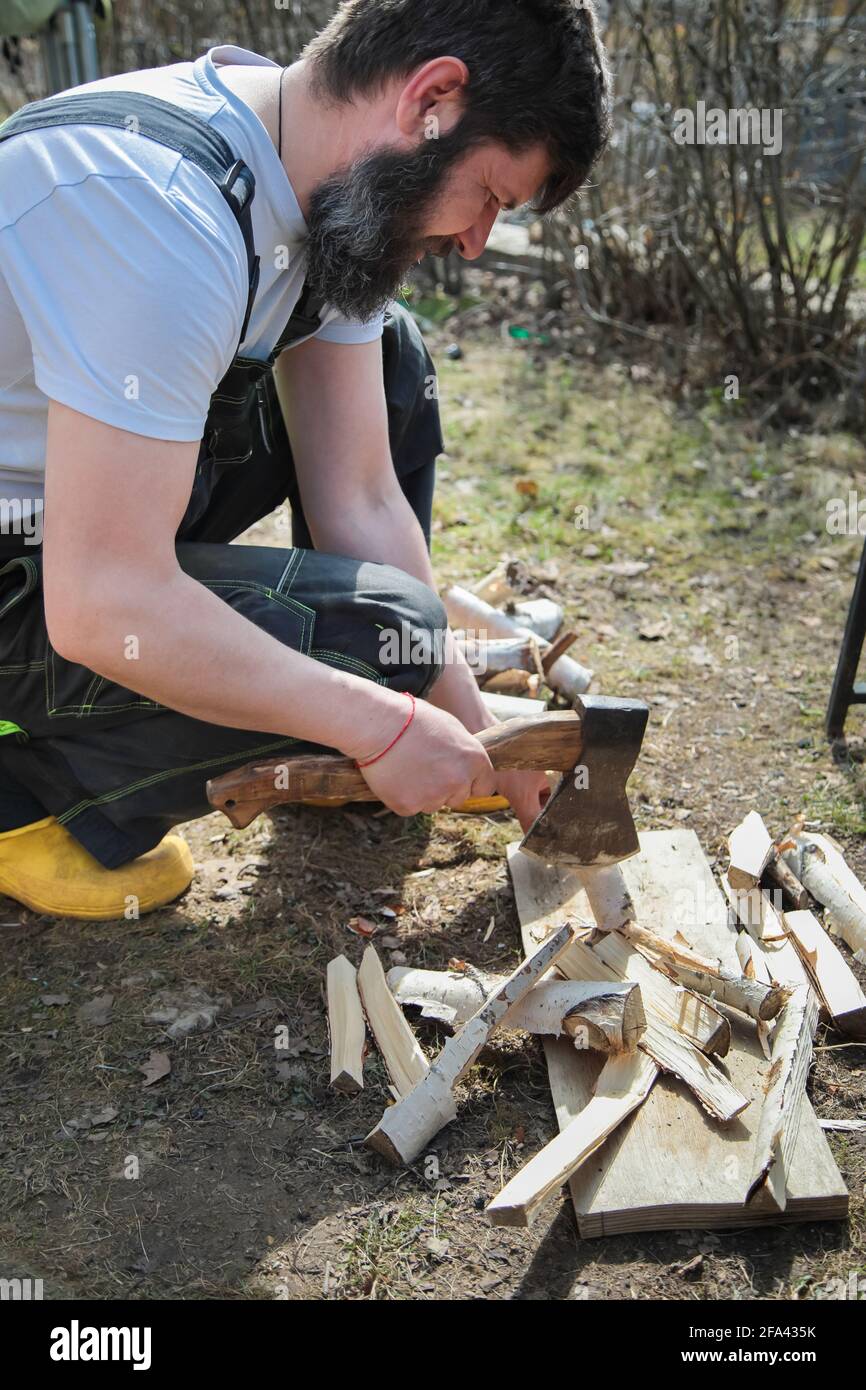 Hand breaking wooden stick hi-res stock photography and images - Alamy