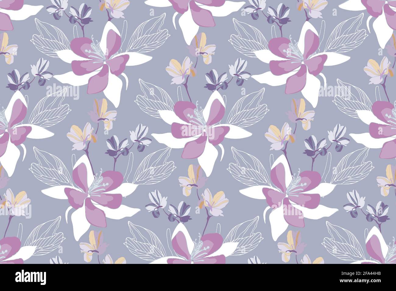 Columbine leaves Stock Vector Images - Alamy