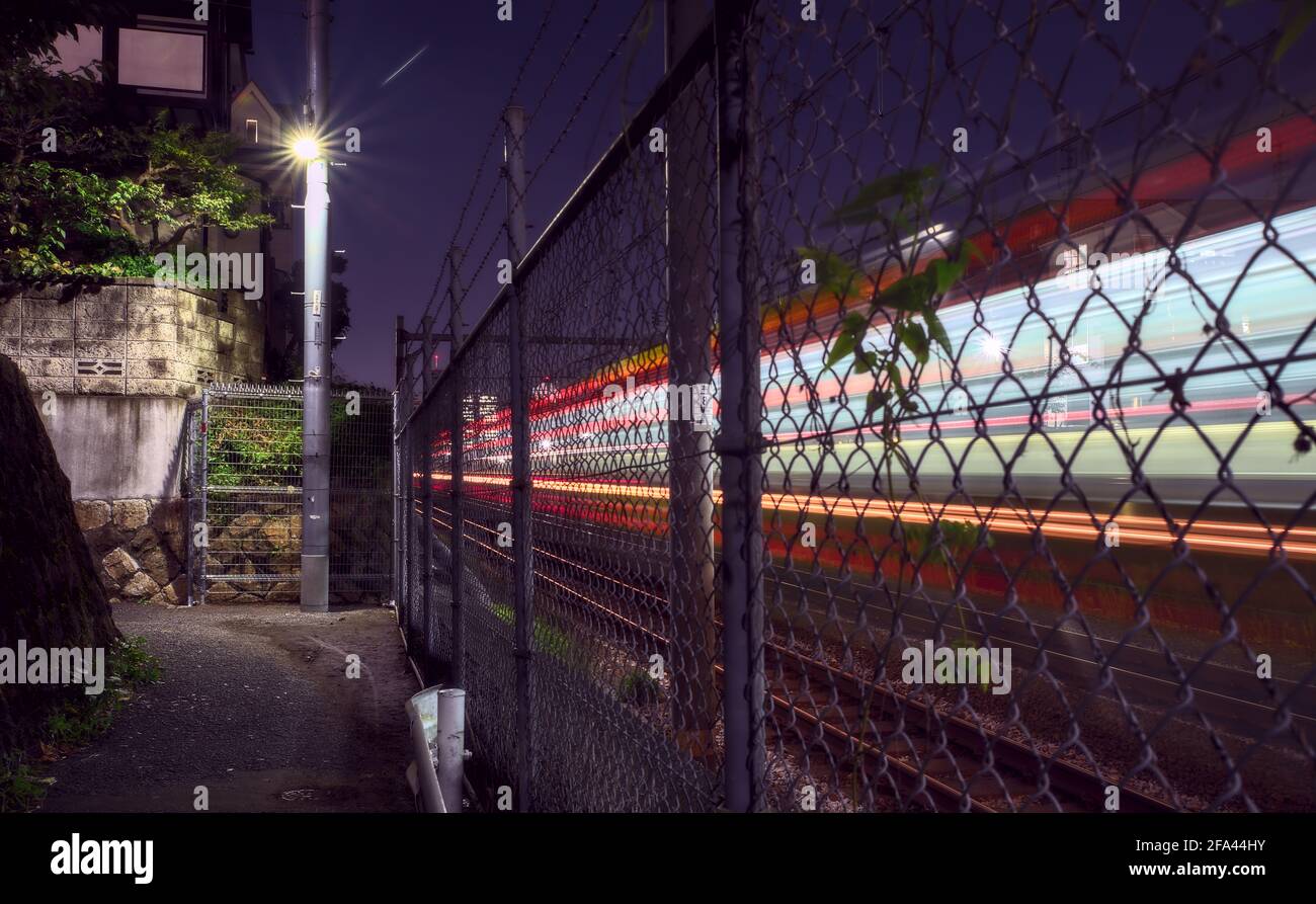 Railroad fence hi-res stock photography and images - Alamy