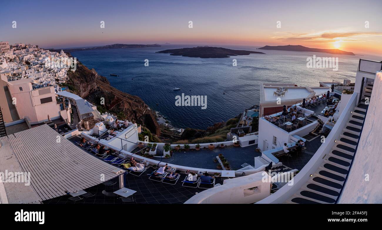 Santorini island Cyclades Greece Stock Photo - Alamy