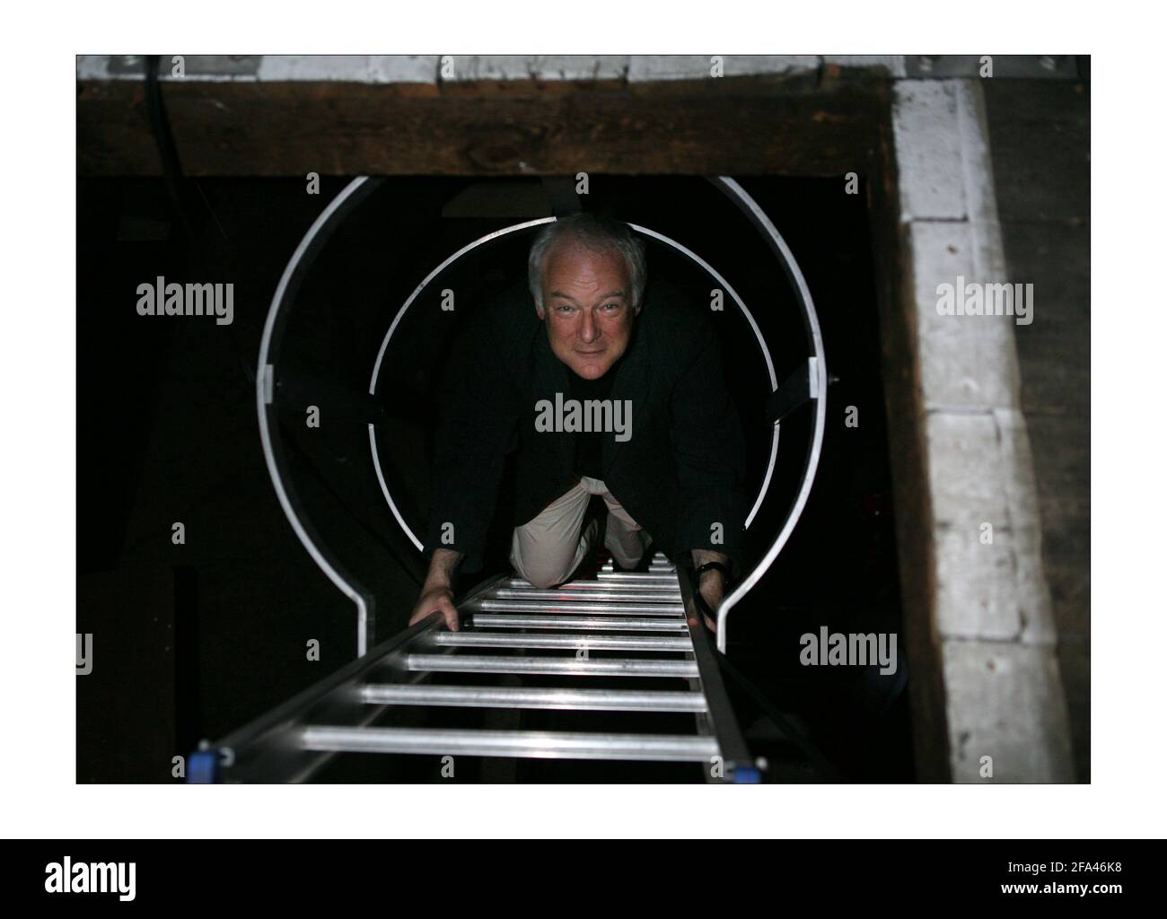 Black ladders hi-res stock photography and images - Alamy