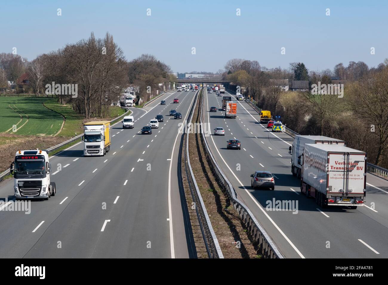 Driving on a2 autobahn germany hi-res stock photography and images - Alamy