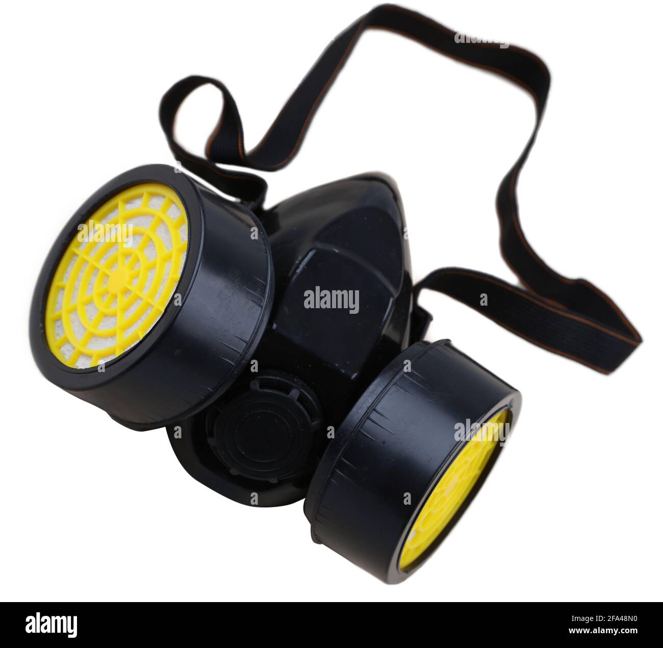Respirator mask on white background Stock Photo - Alamy