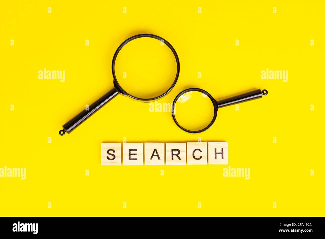 Word search with magnifying glass hi-res stock photography and images ...