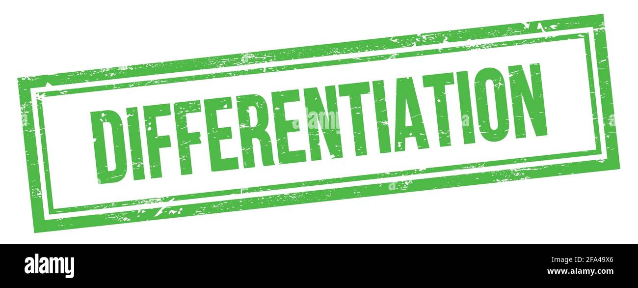 Differentiation stamp hi-res stock photography and images - Alamy