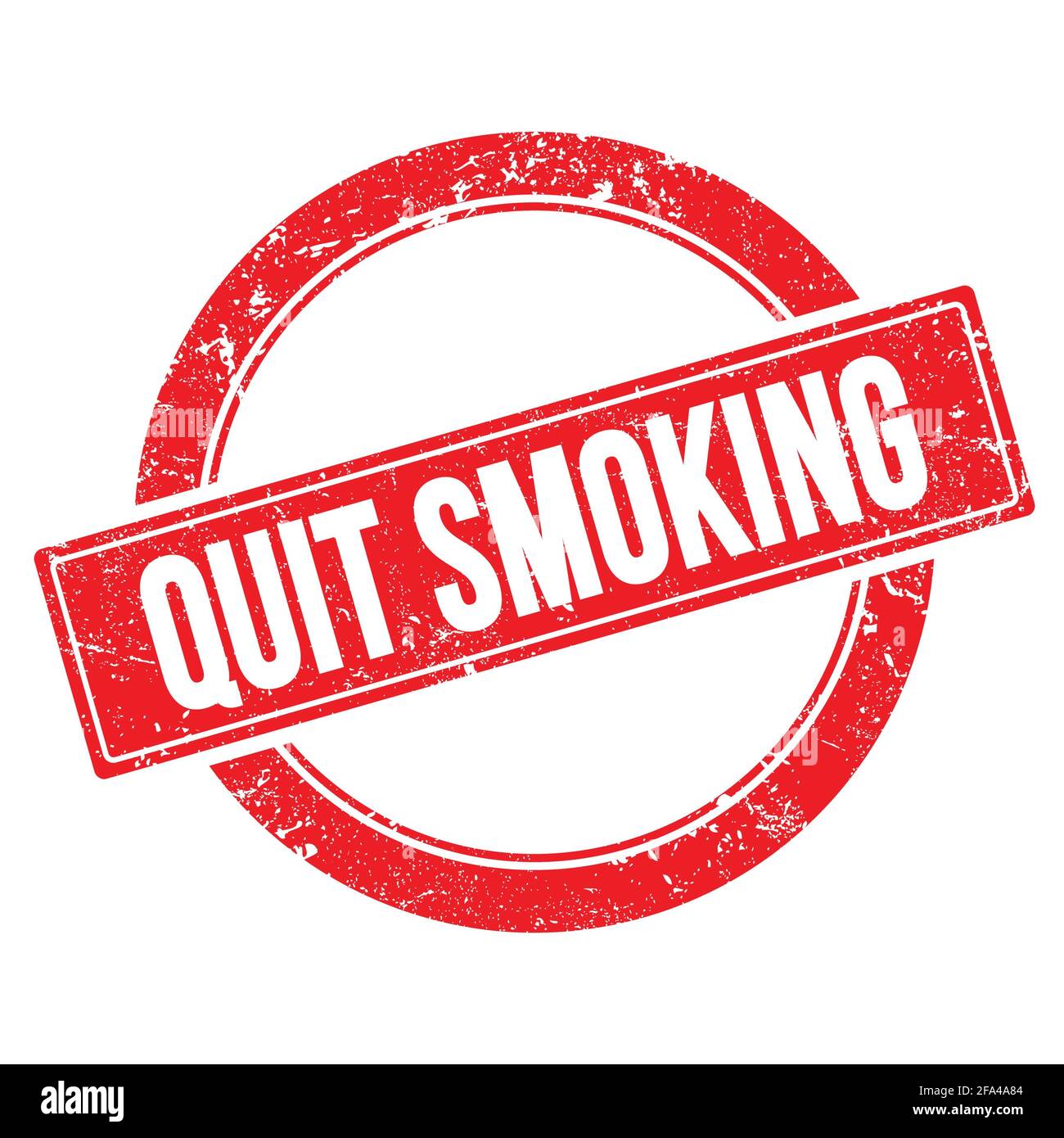 Quit smoking stamp hi-res stock photography and images - Alamy