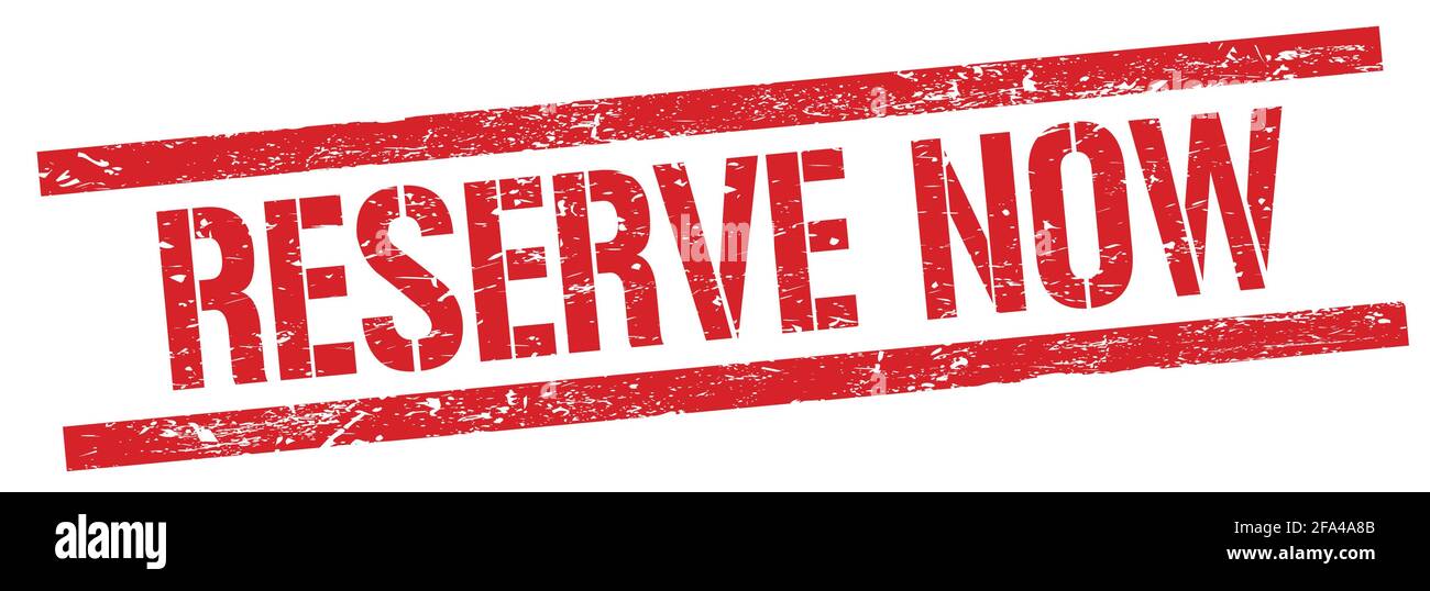Reserve now stamp hi-res stock photography and images - Alamy