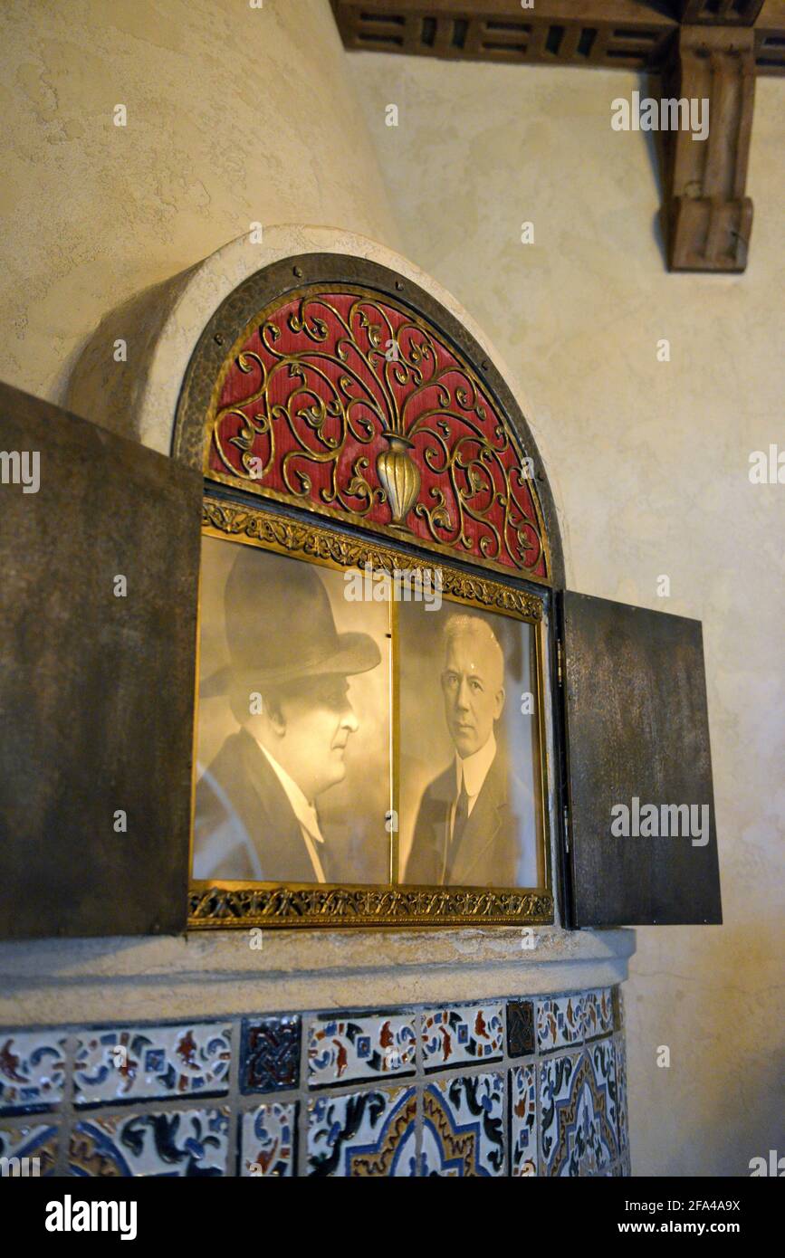 Black and white photos of Albert Johnson at Scotty's Castle, Death ...