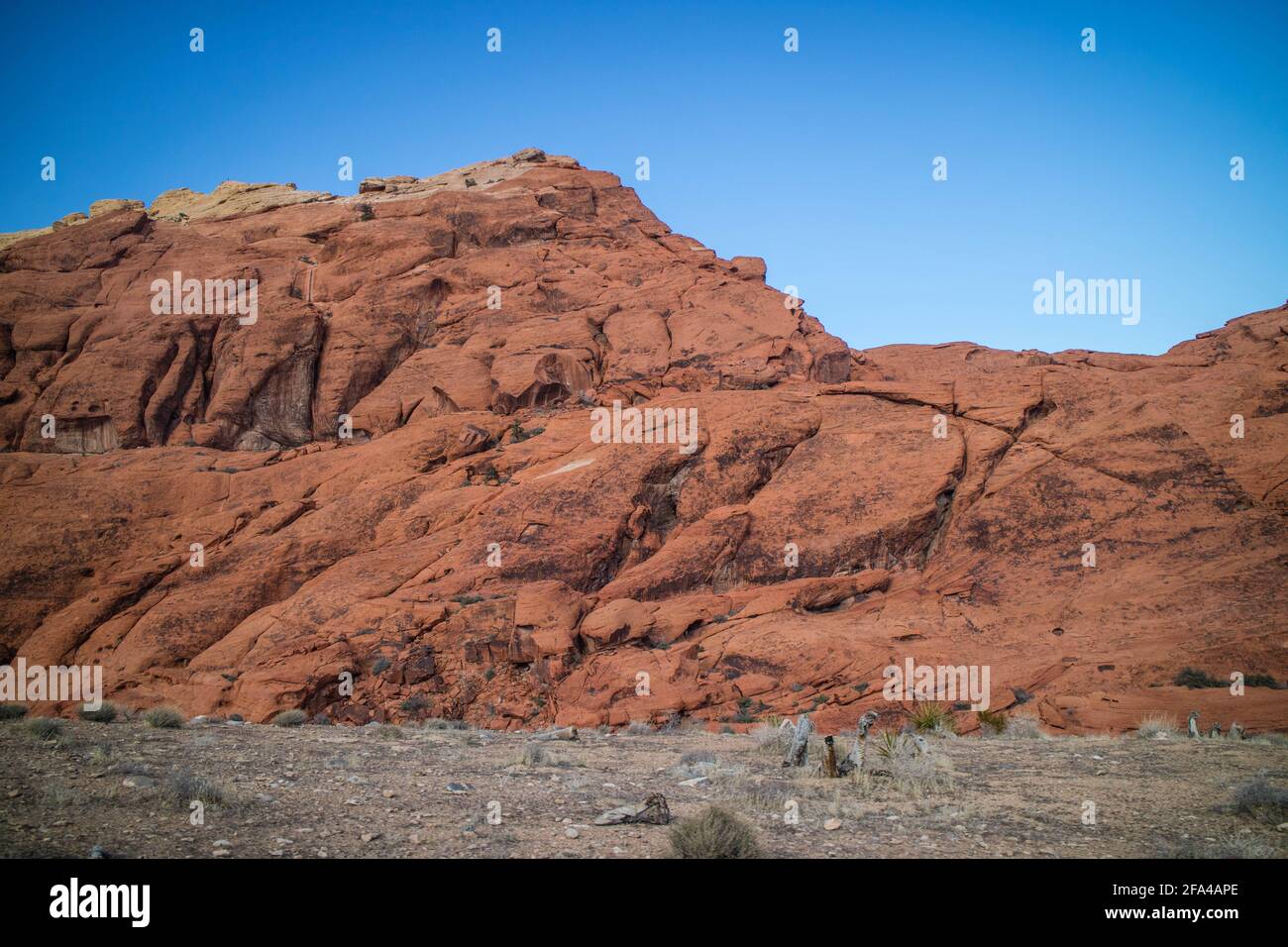 Calico Red Rocks in Red Rock Canyon National Conservation Area, Nevada ...
