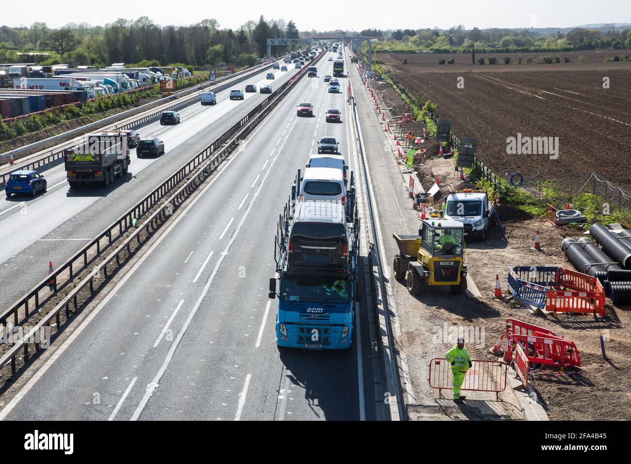 Uk managed motorways hi-res stock photography and images - Alamy