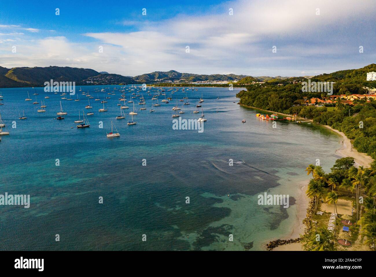 Bay of Sainte-Anne Martinique Stock Photo - Alamy