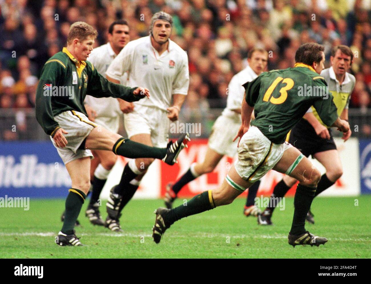 Jannie de beer drop goal hi-res stock photography and images - Alamy