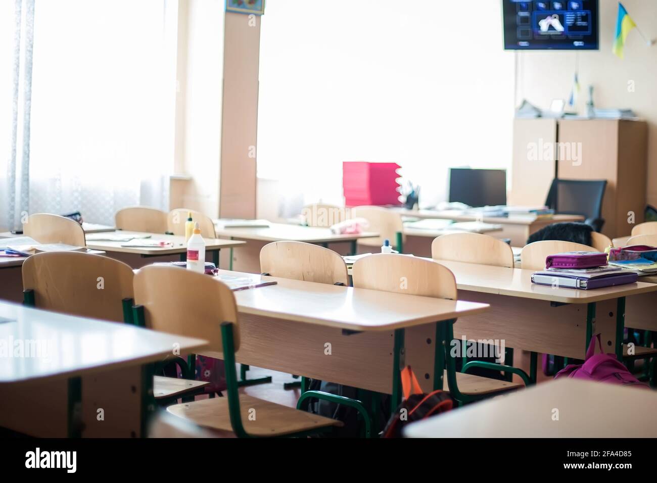 Empty Kindergarten Classroom High Resolution Stock Photography and ...