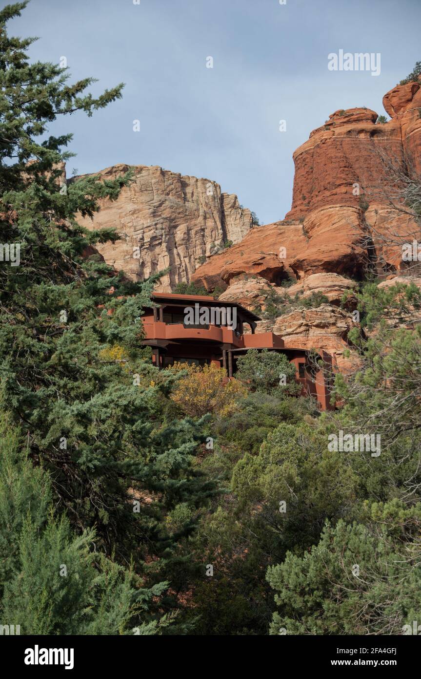 Modern arizonian house Stock Photo - Alamy