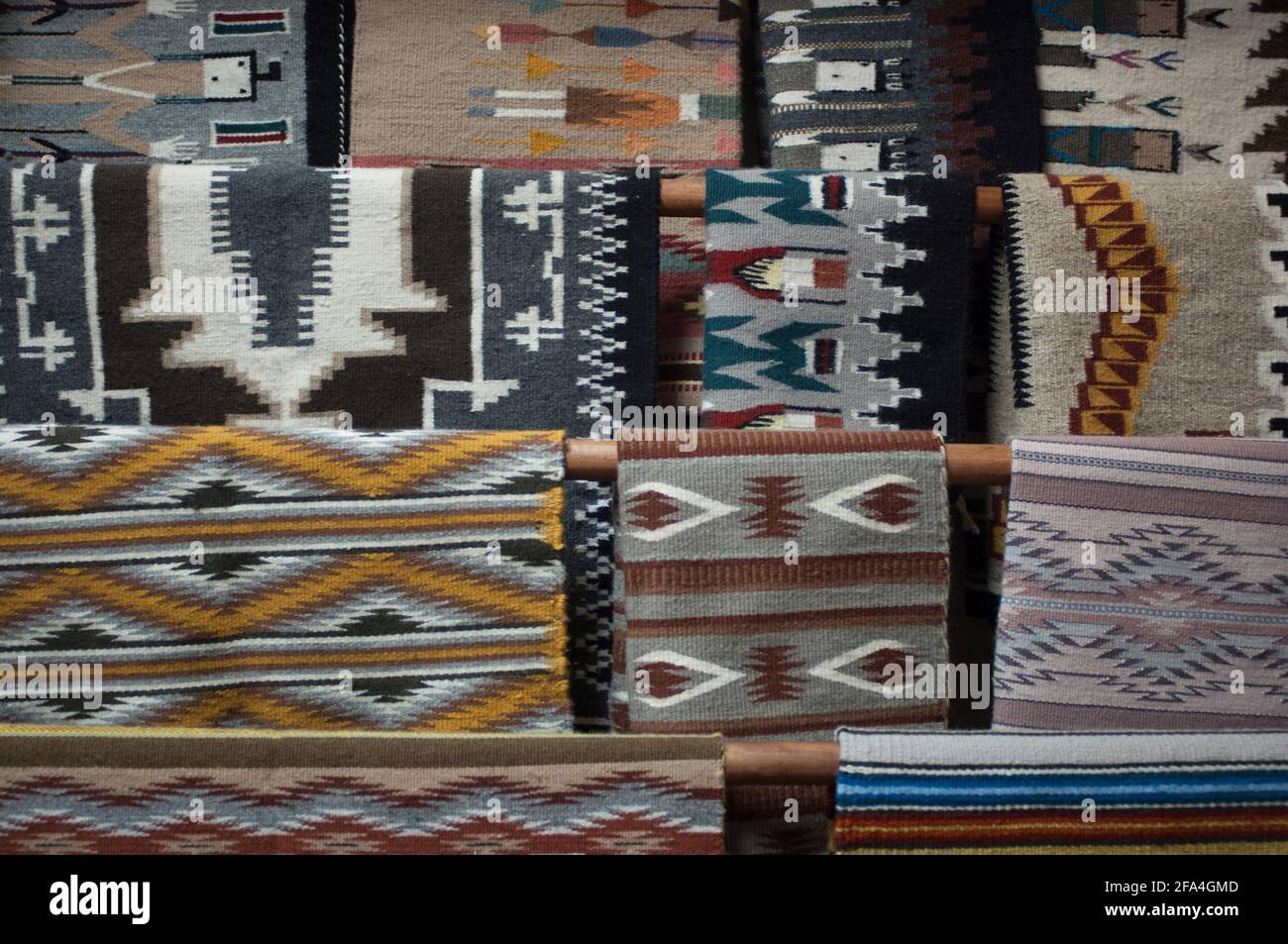 Navajo craft textiles Stock Photo - Alamy